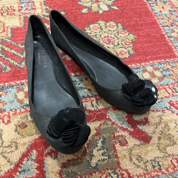 Talbots | Shoes | Talbots Sequin Flower Ballet Flats | Poshmark